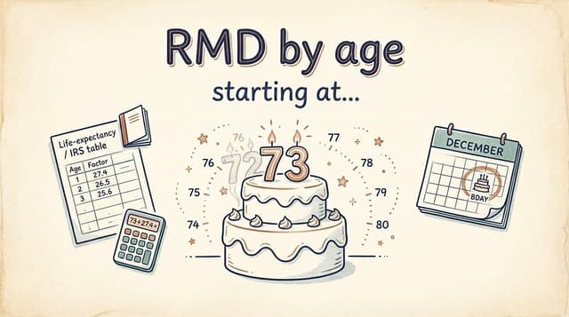 RMD by Age: Factors and Percentages | SimpleRMD