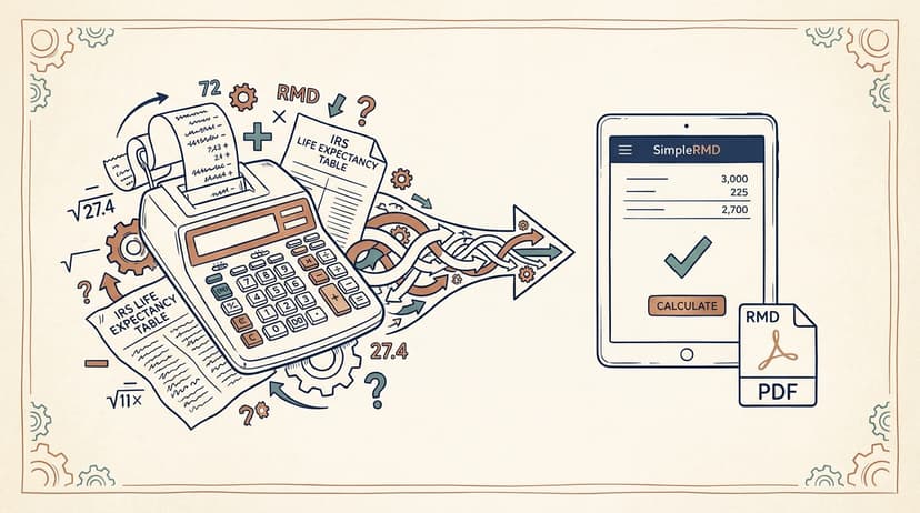 IRS RMD Tables Explained: Find Your Factor | SimpleRMD